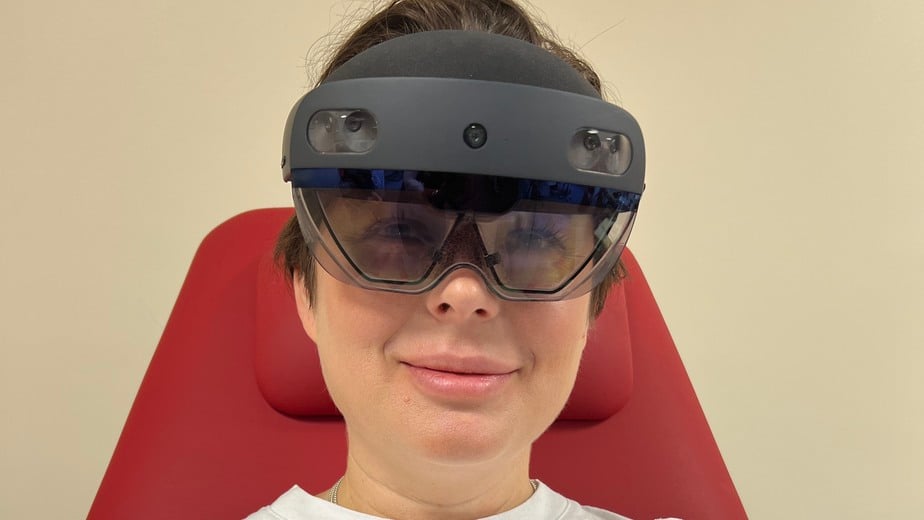 Europapremiär för blodgivning med Mixed Reality